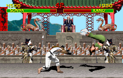Screenshot of Mortal Kombat (Arcade, 1992) - MobyGames