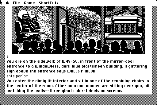 Screenshot of Fahrenheit 451 (Macintosh, 1984) - MobyGames