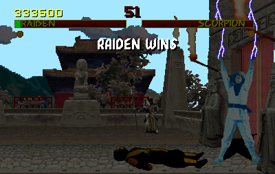 Screenshot of Mortal Kombat (Arcade, 1992) - MobyGames