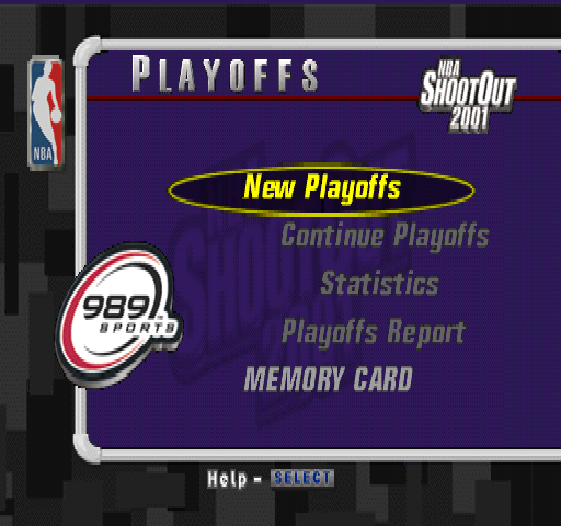 Screenshot of NBA ShootOut 2001 (PlayStation, 2000) - MobyGames