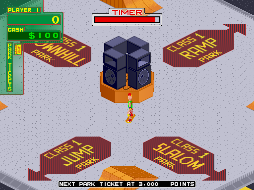 Screenshot of 720º (Arcade, 1986) - MobyGames