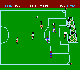 Screenshot of Soccer (NES, 1985) - MobyGames