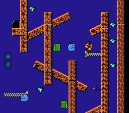 Screenshot of Alfred Chicken (NES, 1993) - MobyGames