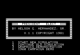 President Elect screenshots - MobyGames