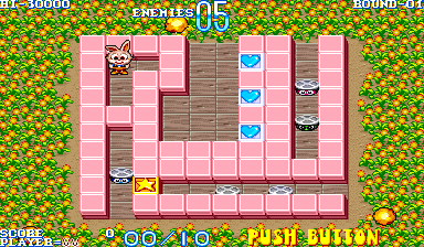 Screenshot of Three Wonders (Arcade, 1991) - MobyGames