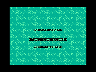 Screenshot of Grime Z80 (MSX, 2018) - MobyGames