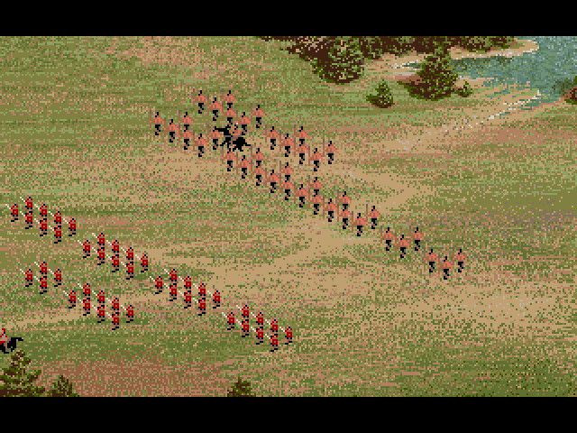 Screenshot of Centurion: Defender of Rome (FM Towns, 1990) - MobyGames