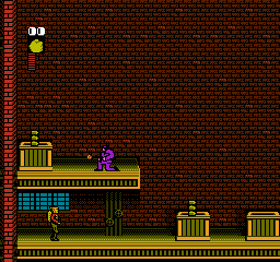 Screenshot of The Rocketeer (NES, 1991) - MobyGames