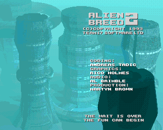 Screenshot of Alien Breed II: The Horror Continues (Amiga, 1993 ...