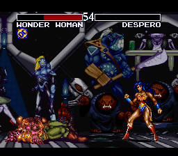Screenshot of Justice League: Task Force (SNES, 1995) - MobyGames