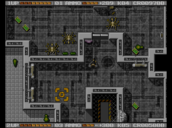 Screenshot of Alien Breed II: The Horror Continues (Amiga, 1993 ...
