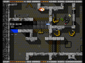 Screenshot of Alien Breed II: The Horror Continues (Amiga, 1993 ...