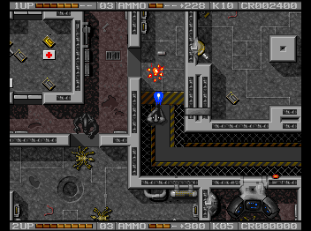Screenshot of Alien Breed II: The Horror Continues (Amiga, 1993 ...