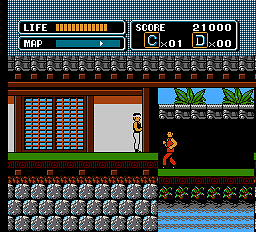 Screenshot of The Karate Kid (NES, 1987) - MobyGames