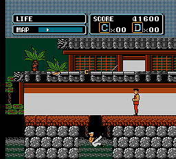 Screenshot of The Karate Kid (NES, 1987) - MobyGames