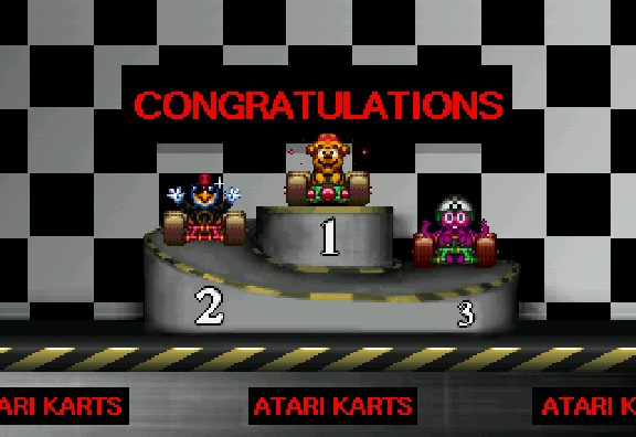 Screenshot of Atari Karts (Jaguar, 1995) - MobyGames