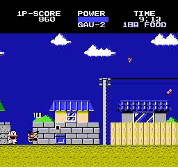 Screenshot of Chubby Cherub (NES, 1985) - MobyGames