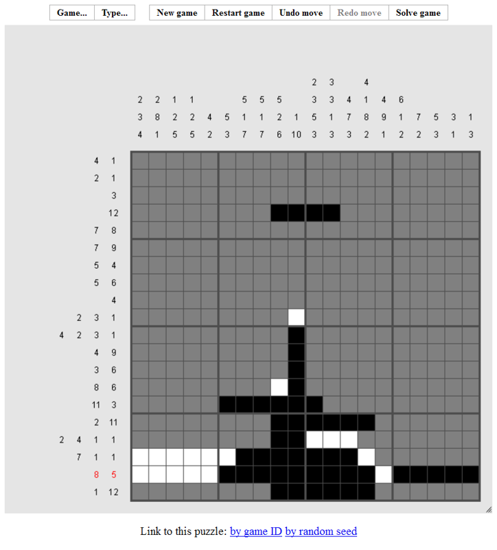 Screenshot of Pattern (Browser, 2004) - MobyGames
