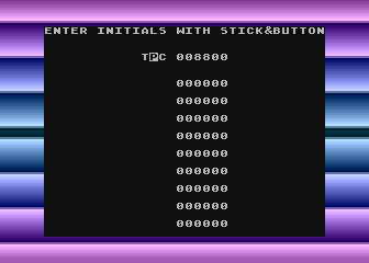 Screenshot of Cosmic Tunnels (Atari 8-bit, 1983) - MobyGames