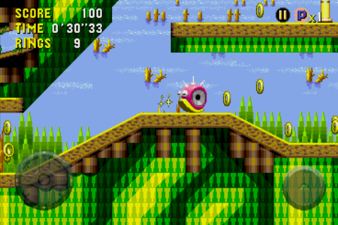 Screenshot of Sonic CD (Android, 2011) - MobyGames