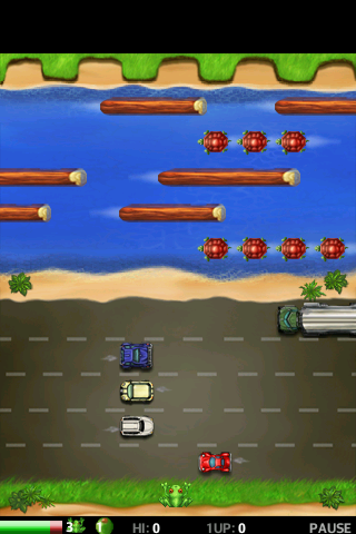 Screenshot of Frogger (Android, 1981) - MobyGames