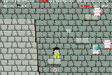 Screenshot of Kid Niki: Radical Ninja (Arcade, 1986) - MobyGames
