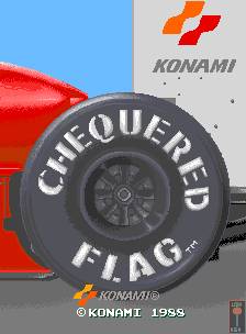 Screenshot of Chequered Flag (Arcade, 1988) - MobyGames