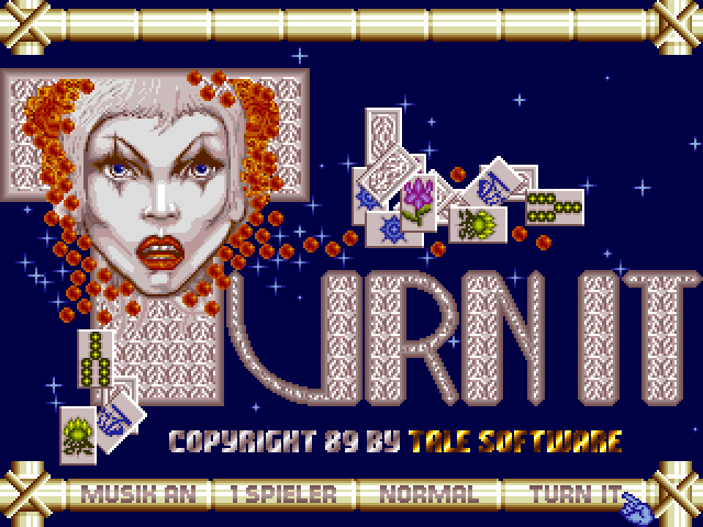 Screenshot of Turn It (Amiga, 1990) - MobyGames