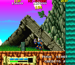 Screenshot of The Astyanax (Arcade, 1989) - MobyGames