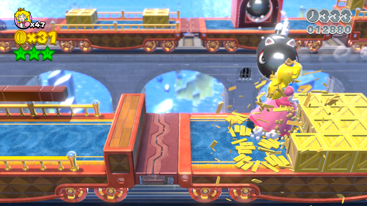 Screenshot of Super Mario 3D World (Wii U, 2013) - MobyGames