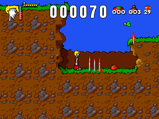 Screenshot of Mr. Tomato (DOS, 1999) - MobyGames