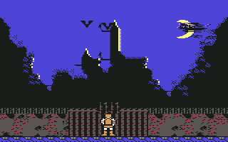 Screenshot of Castlevania (Commodore 64, 1986) - MobyGames
