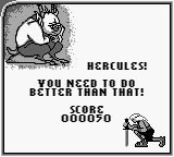 Screenshot of Disney's Hercules (Game Boy, 1997) - MobyGames