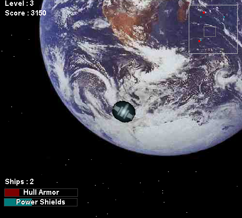 Screenshot of Orbital Defense (Browser, 1999) - MobyGames