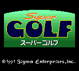 Super Golf screenshots - MobyGames