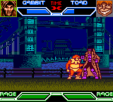 Screenshot of X-Men: Mutant Academy (Game Boy Color, 2000) - MobyGames