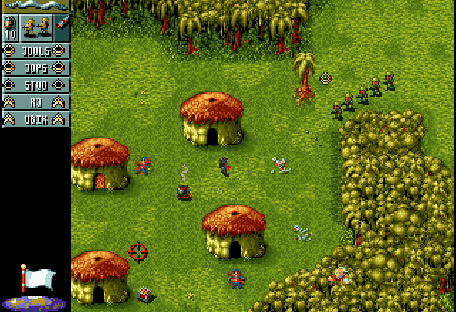 Screenshot of Cannon Fodder (Jaguar, 1993) - MobyGames