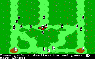 Screenshot of The Ancient Art of War (DOS, 1984) - MobyGames