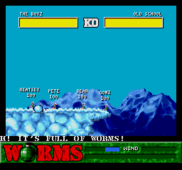 Screenshot of Worms (Genesis, 1995) - MobyGames