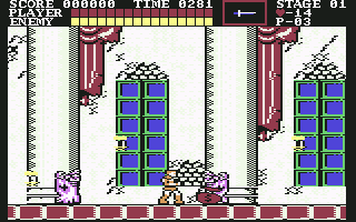 Screenshot of Castlevania (Commodore 64, 1986) - MobyGames