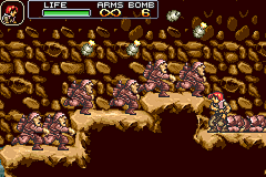 Screenshot of Metal Slug Advance (Game Boy Advance, 2004) - MobyGames