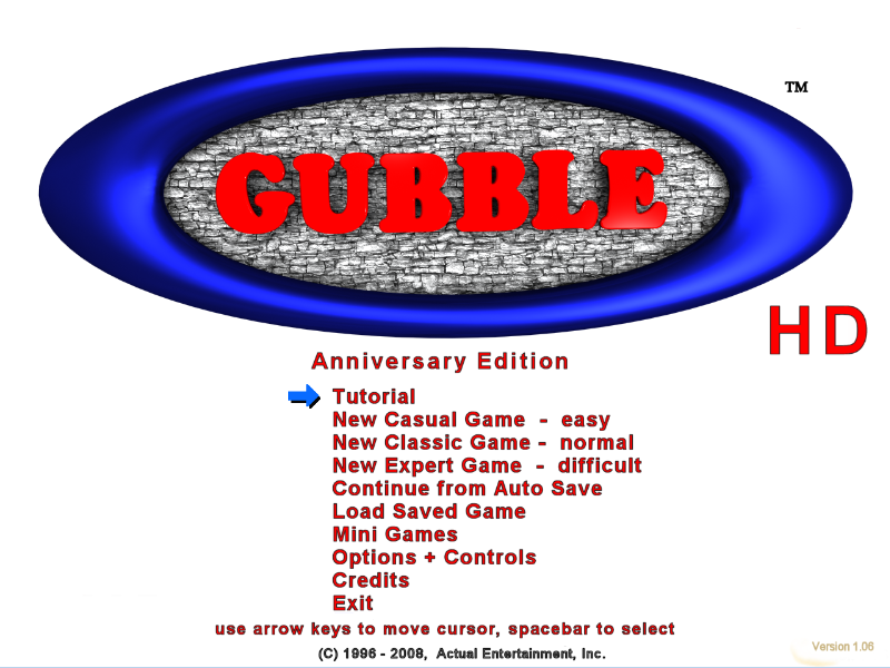 Gubble HD: Anniversary Edition screenshots - MobyGames