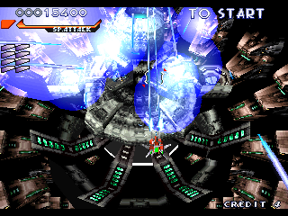 Screenshot of RayStorm (Arcade, 1996) - MobyGames