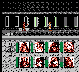 Screenshot of Heroes of the Lance (NES, 1988) - MobyGames