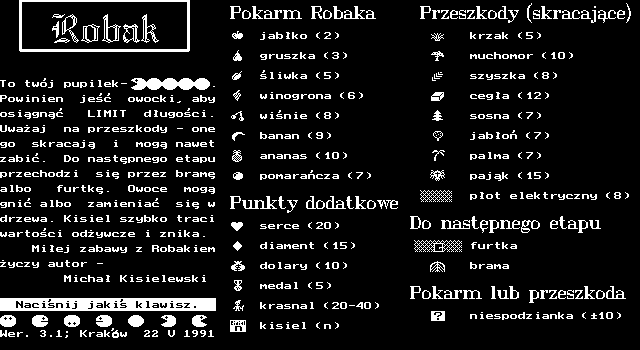 Robak (1991) - MobyGames