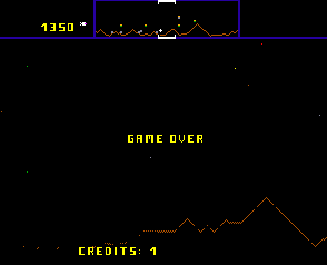 Screenshot of Defender (Arcade, 1981) - MobyGames