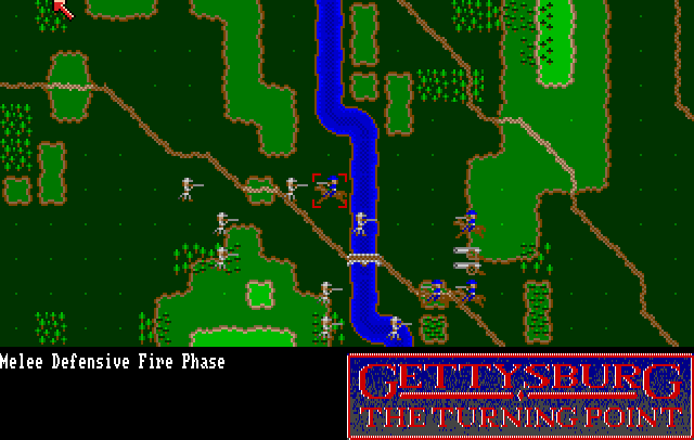 Screenshot of Gettysburg: The Turning Point (Amiga, 1986) - MobyGames