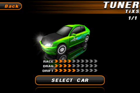 Screenshot of The Fast and the Furious: Pink Slip 3D (iPhone, 2008 ...