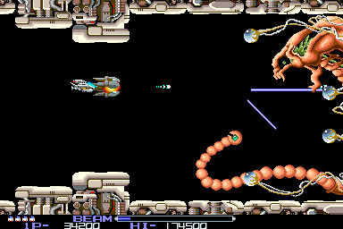 Screenshot of R-Type (Arcade, 1987) - MobyGames