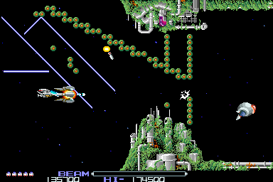 Screenshot of R-Type (Arcade, 1987) - MobyGames